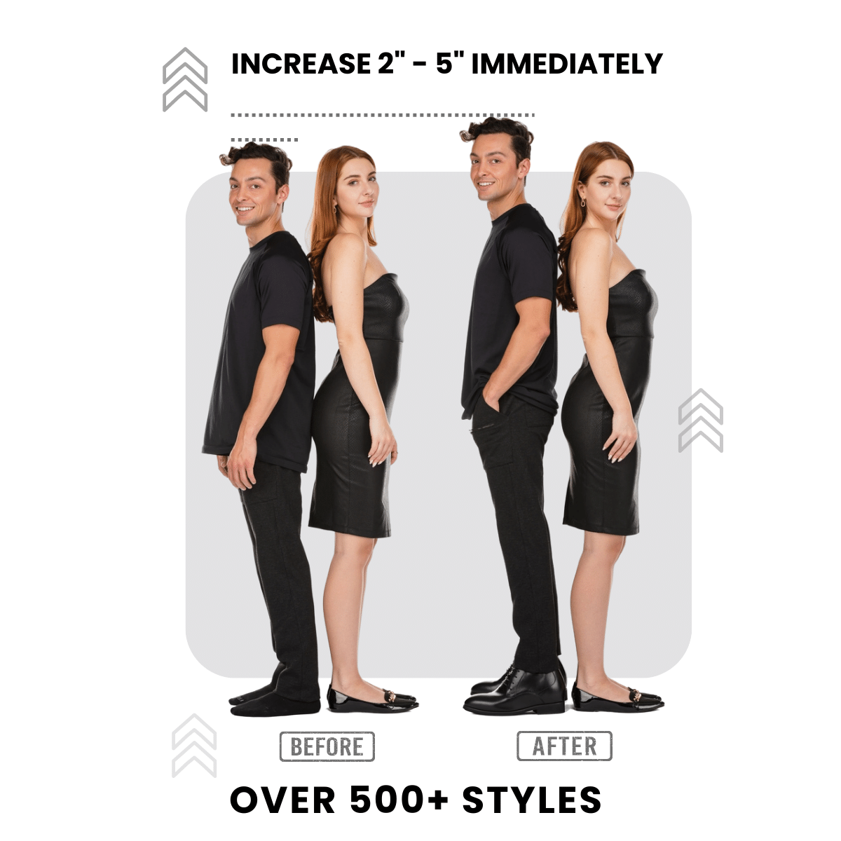 TOTO - K8009 - 3.6 Inches Taller (Coffee Brown) - Dress Oxford ...