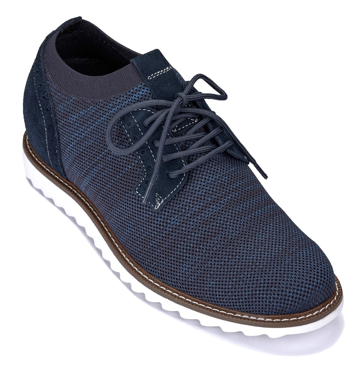 CALTO - J1507 - 3.2 Inches Taller (Navy) – Tallmenshoes.com