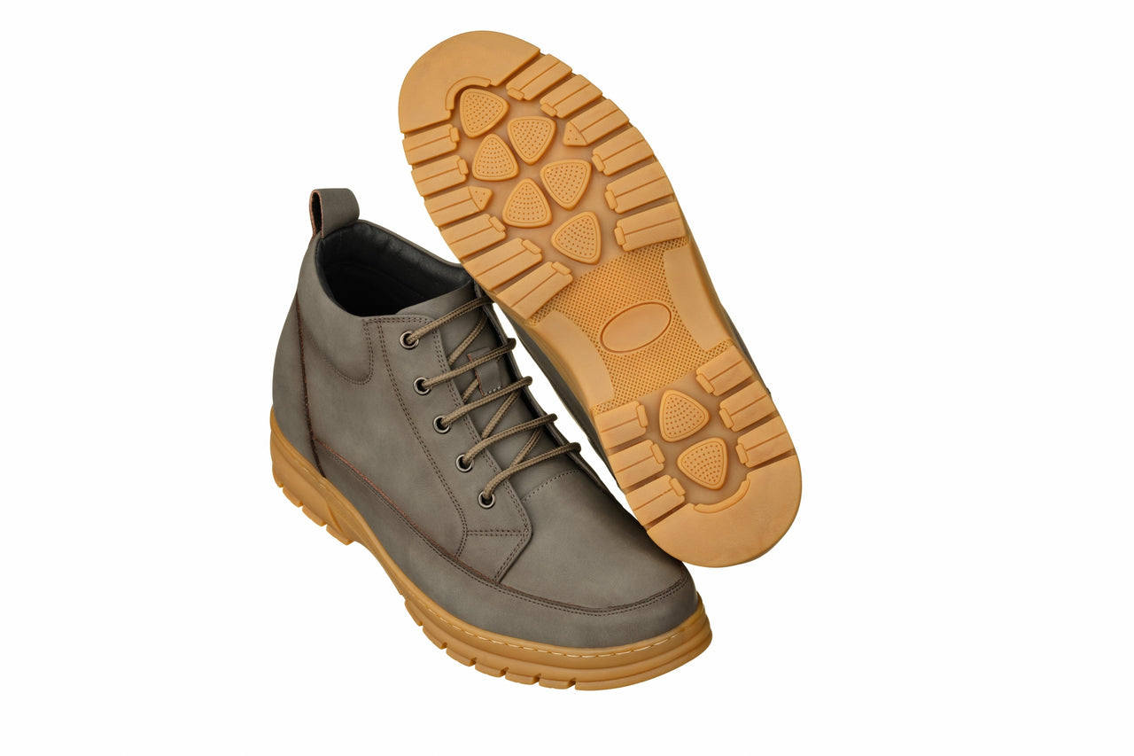 TOTO - K11551 - 2.8 Inches Taller (Grey) - Casual Boots – Tallmenshoes.com