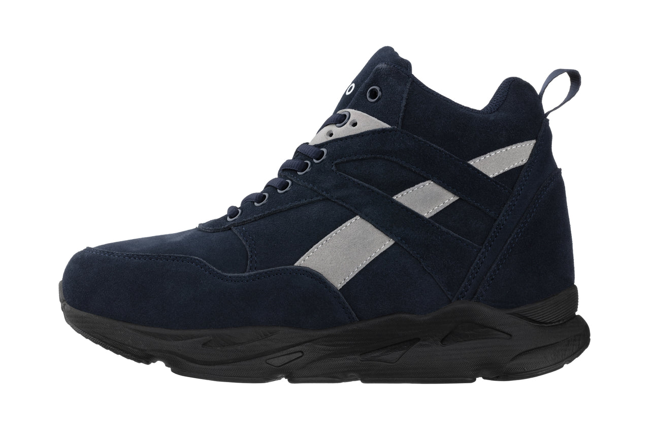 CALTO - S33595 - 4 Inches Taller (Blue/Grey) - Sneakers – Tallmenshoes.com