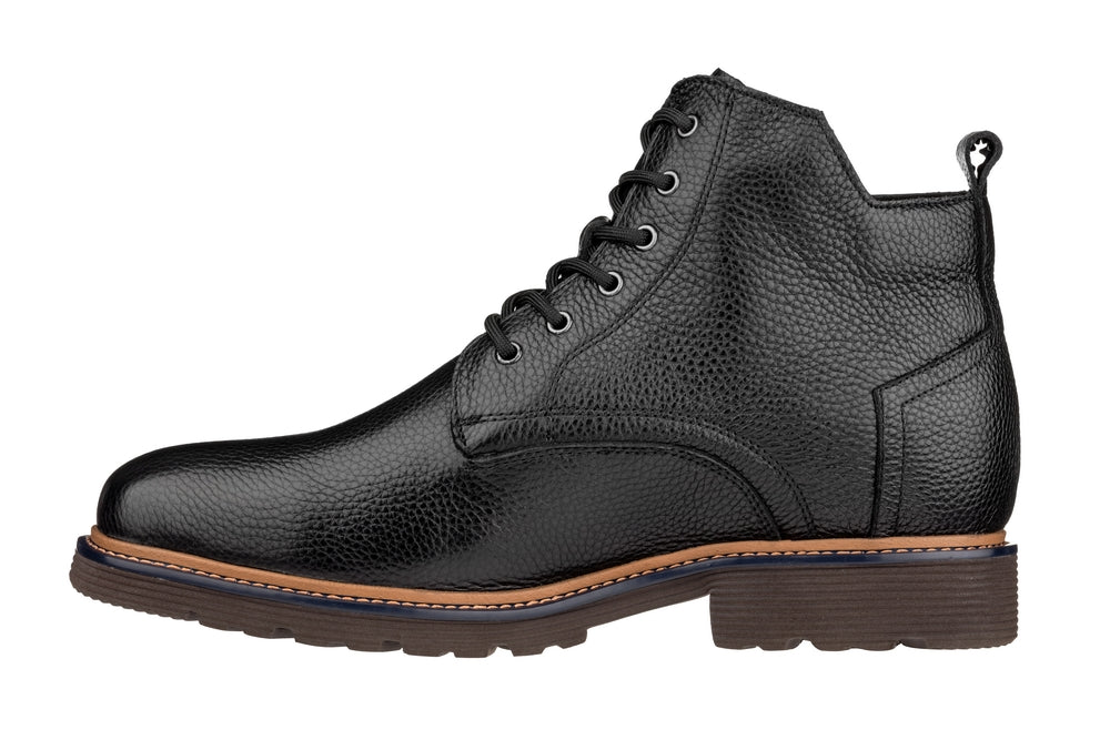 CALTO - Y42071 - 2.8 Inches Taller (Black) - Dressy Causal Boots ...