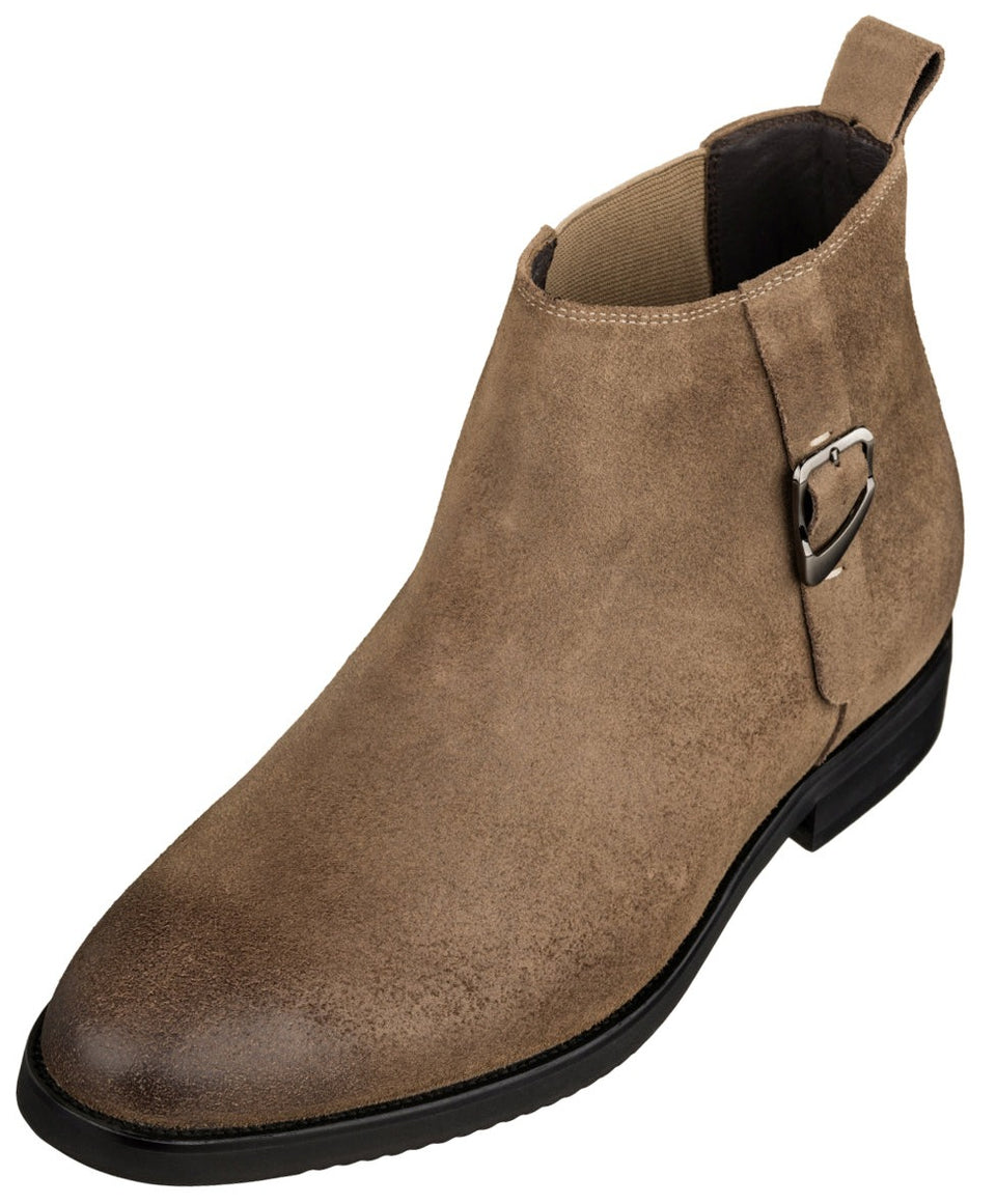 TOTO - K92083 - 3 Inches Taller (Coffee Brown) - Ankle Boots ...