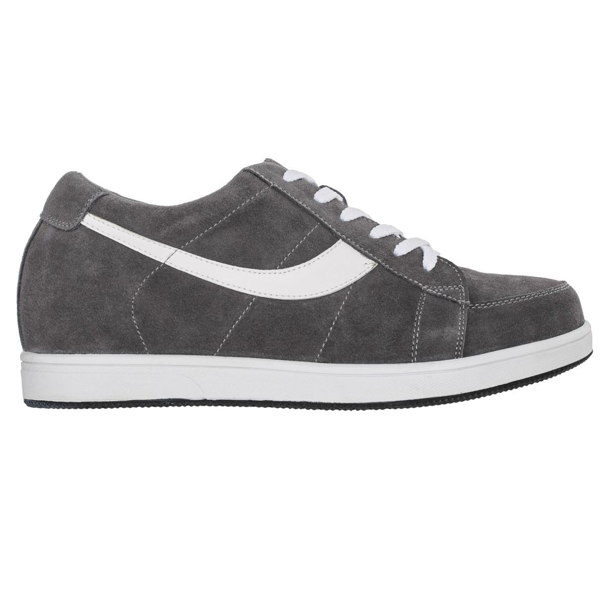 TOTO Grey Sneakers - 2.8 Inches - Casual & Comfortable – Tallmenshoes.com
