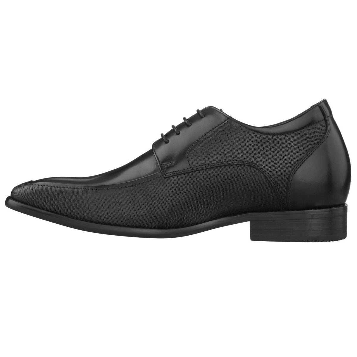 CALTO Black Dress Elevator Shoes Y5032 - TallMenShoes.com ...