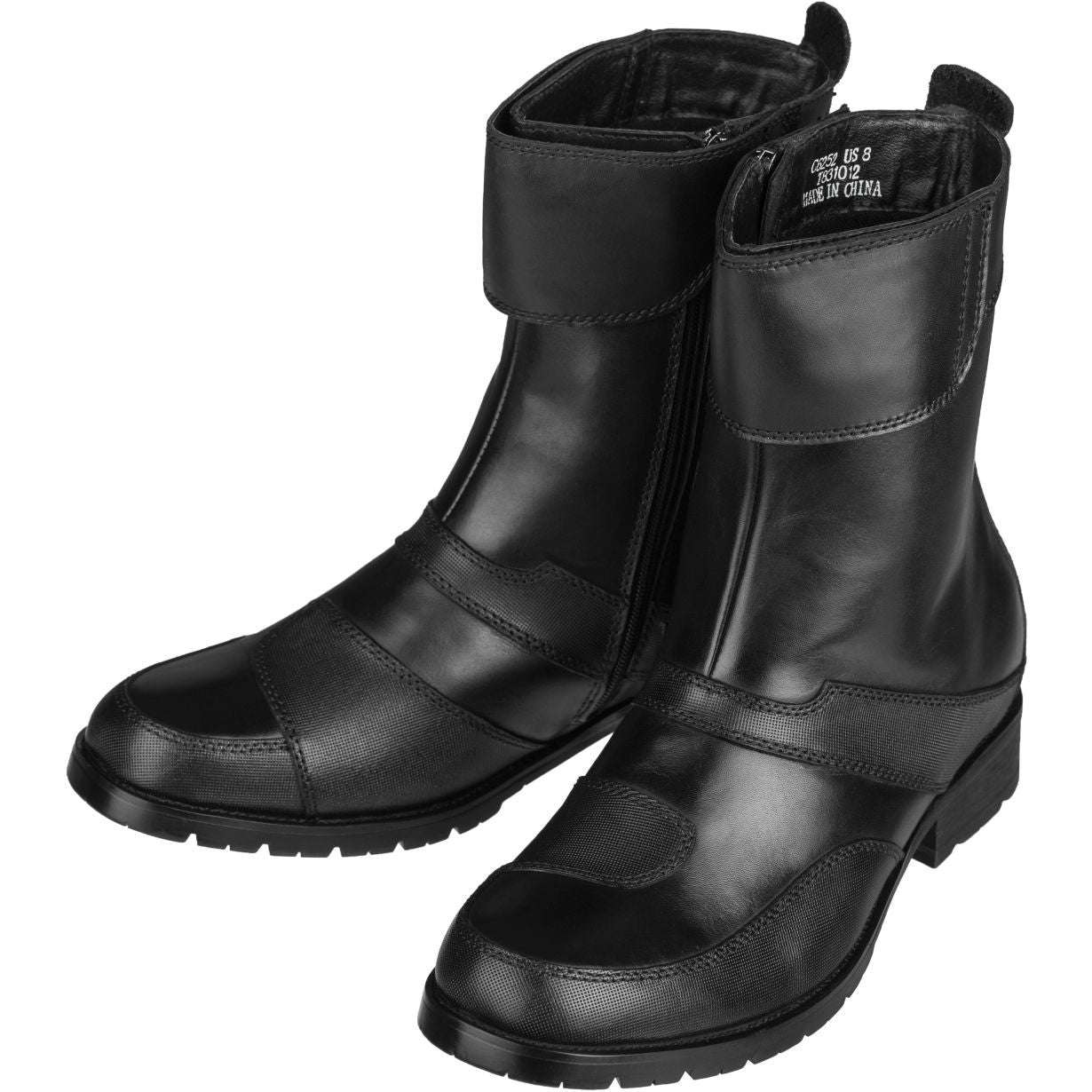 High-Top CALTO Elevator Biker Boots - TallMenShoes.com – Tallmenshoes.com