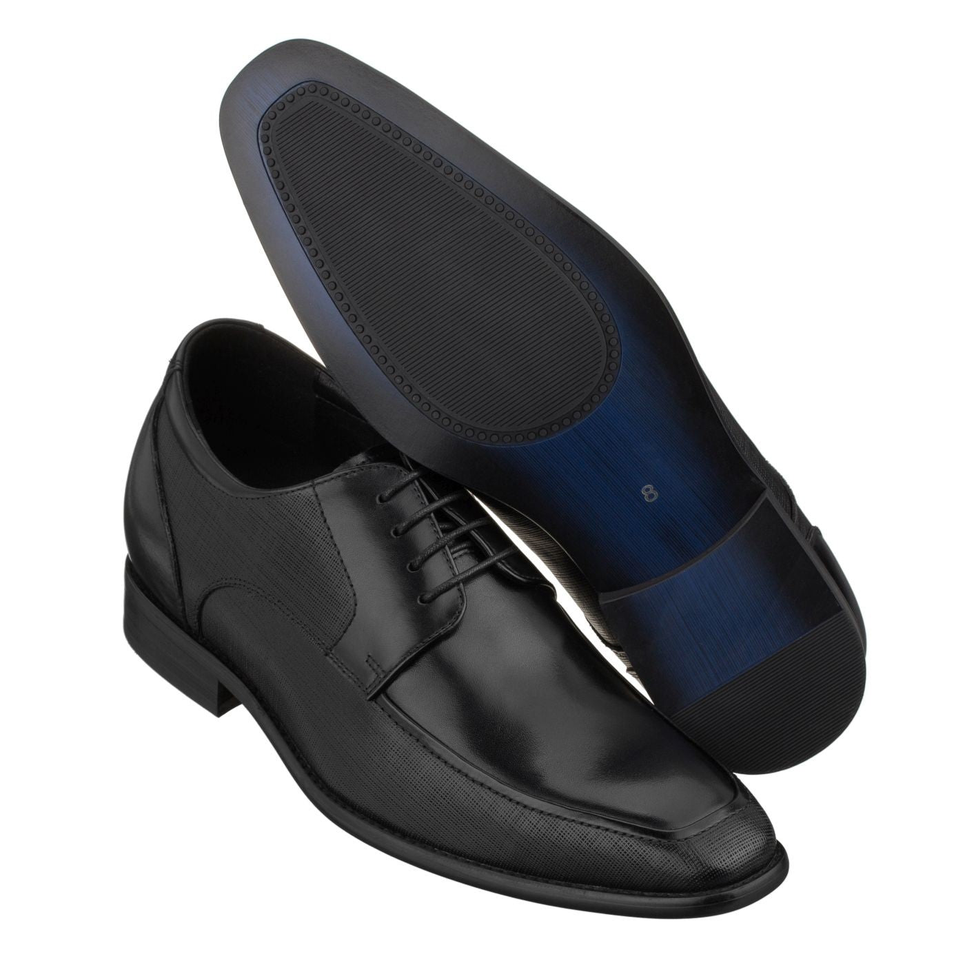 CALTO Black Dress Elevator Shoes Y5032 - TallMenShoes.com ...